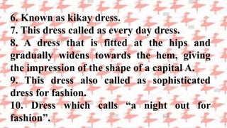 Types of dress and Fashion in TLE-10 .pptx