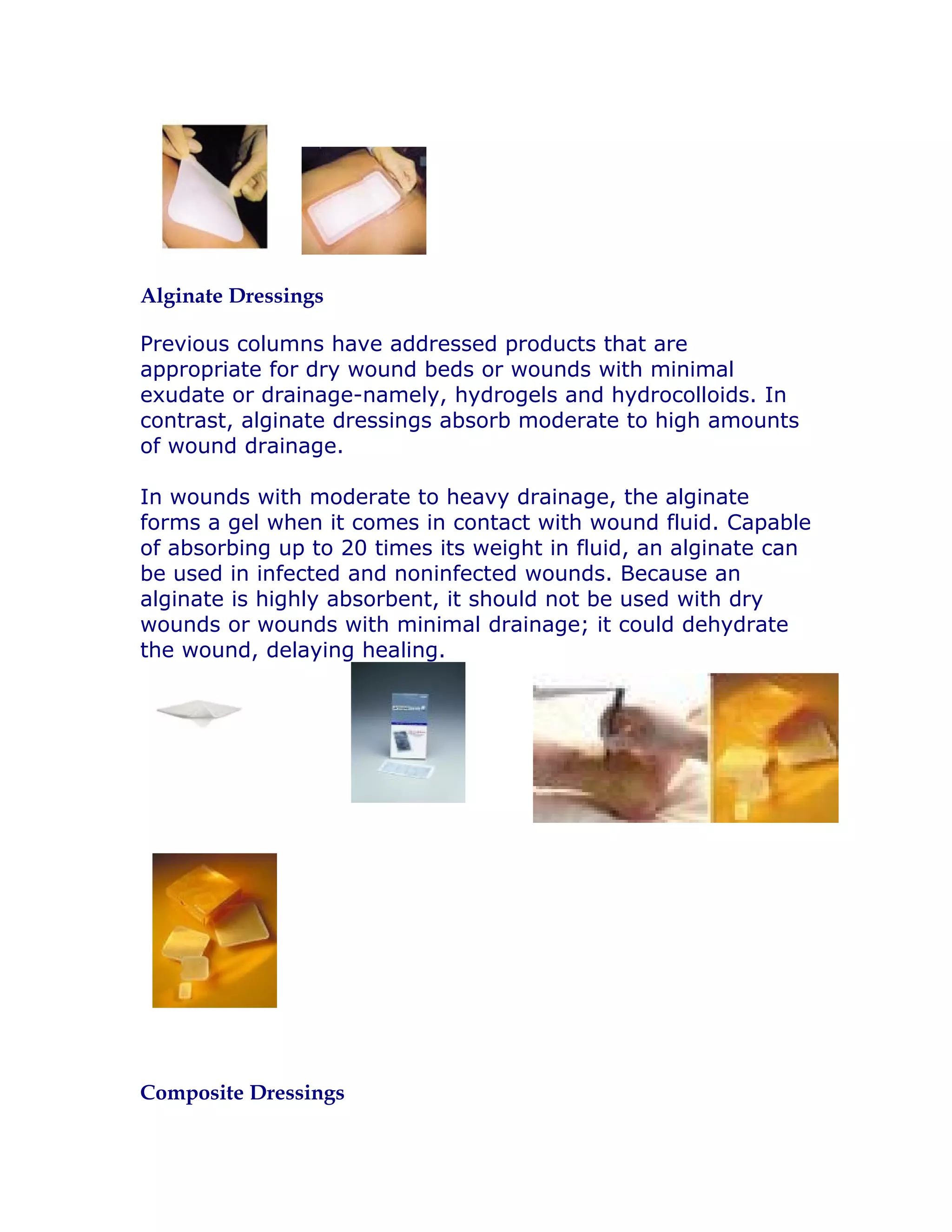 Types of dressings | DOC