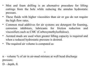 PETROLEUM EXPLORATION AND EXPLORATION TECHNIQUES Types of drilling ...