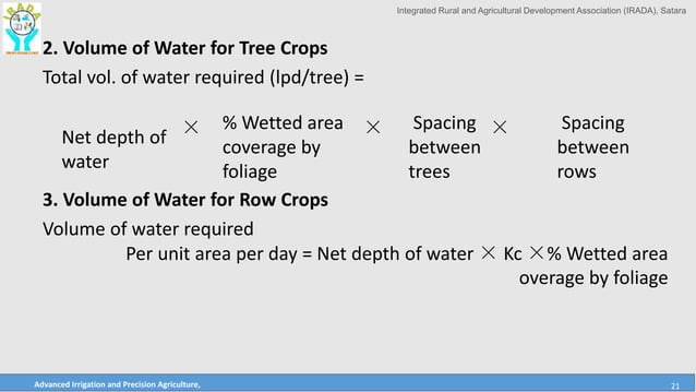 Types of Drip Irrigation and Design Data Requirement | PPT