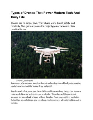 Types of Drones That Power Modern Tech And Daily Life (1).pdf