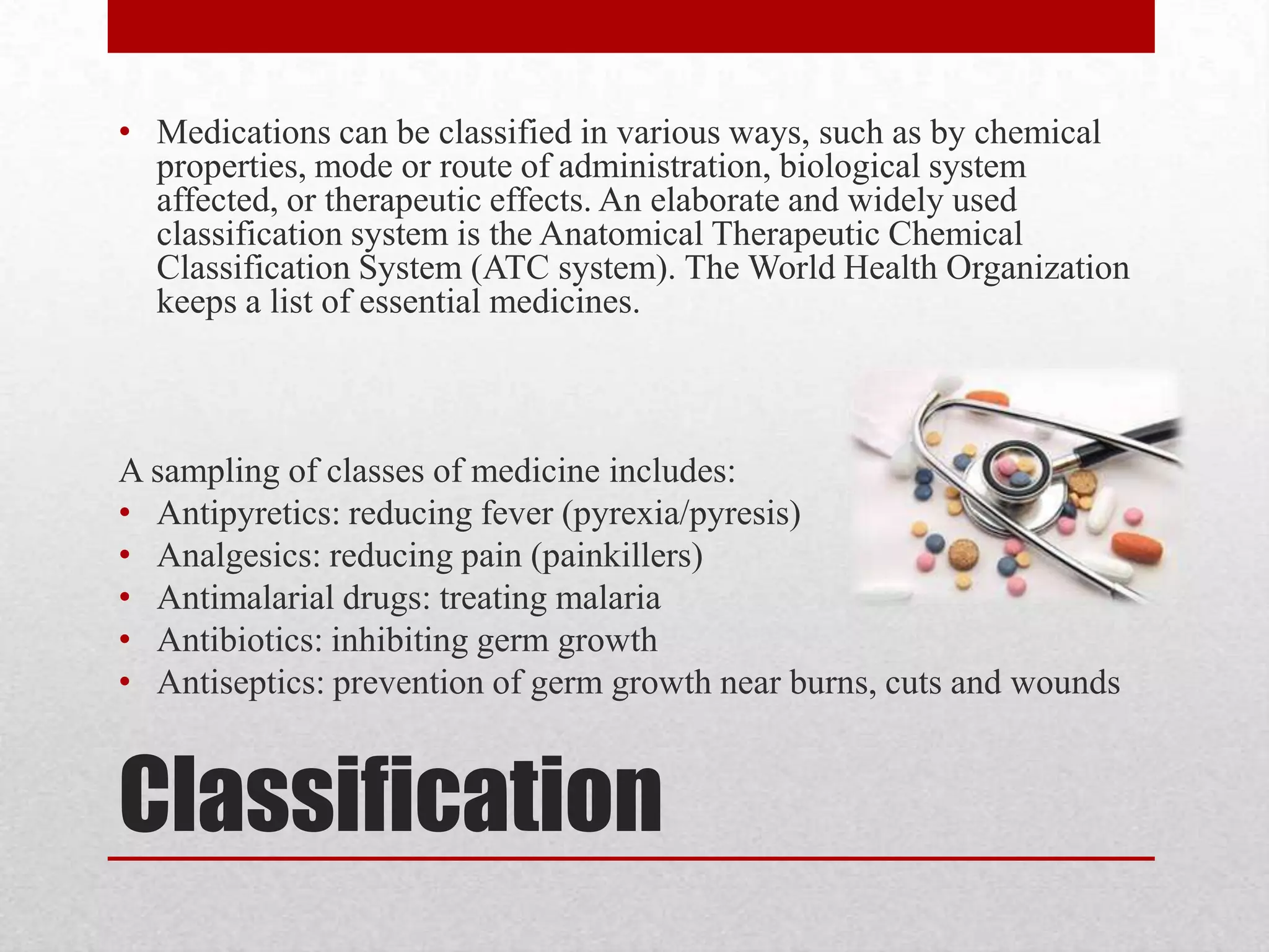 Types of drugs | PPTX