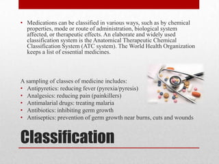 Types of drugs | PPTX