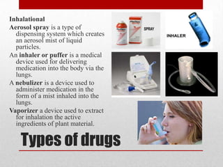 Types of drugs | PPTX