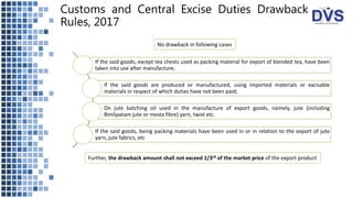 Types of duty and duty drawback | PPTX