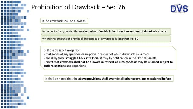 Types of duty and duty drawback | PPTX