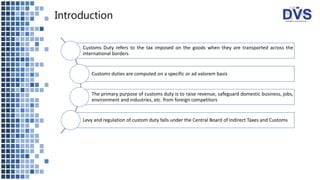 Types of duty and duty drawback | PPTX