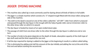 Types of dyeing machine in textiles and clothing | PPT