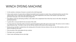 Types of dyeing machine in textiles and clothing | PPT
