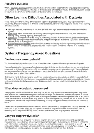 Types of Dyslexia - reading disorder types | PDF
