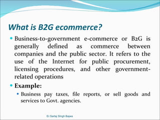 Types of e commerce | PPT