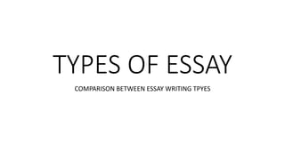 Types of easy | PPT