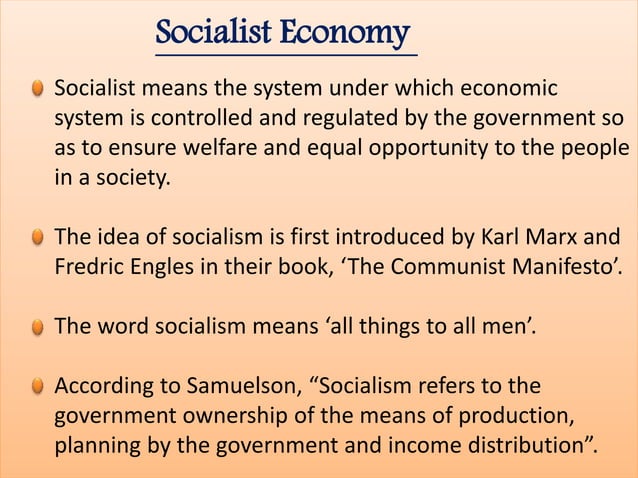 Types of economic system | PPTX
