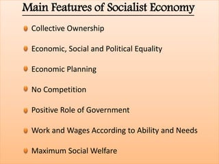 Types of economic system | PPTX