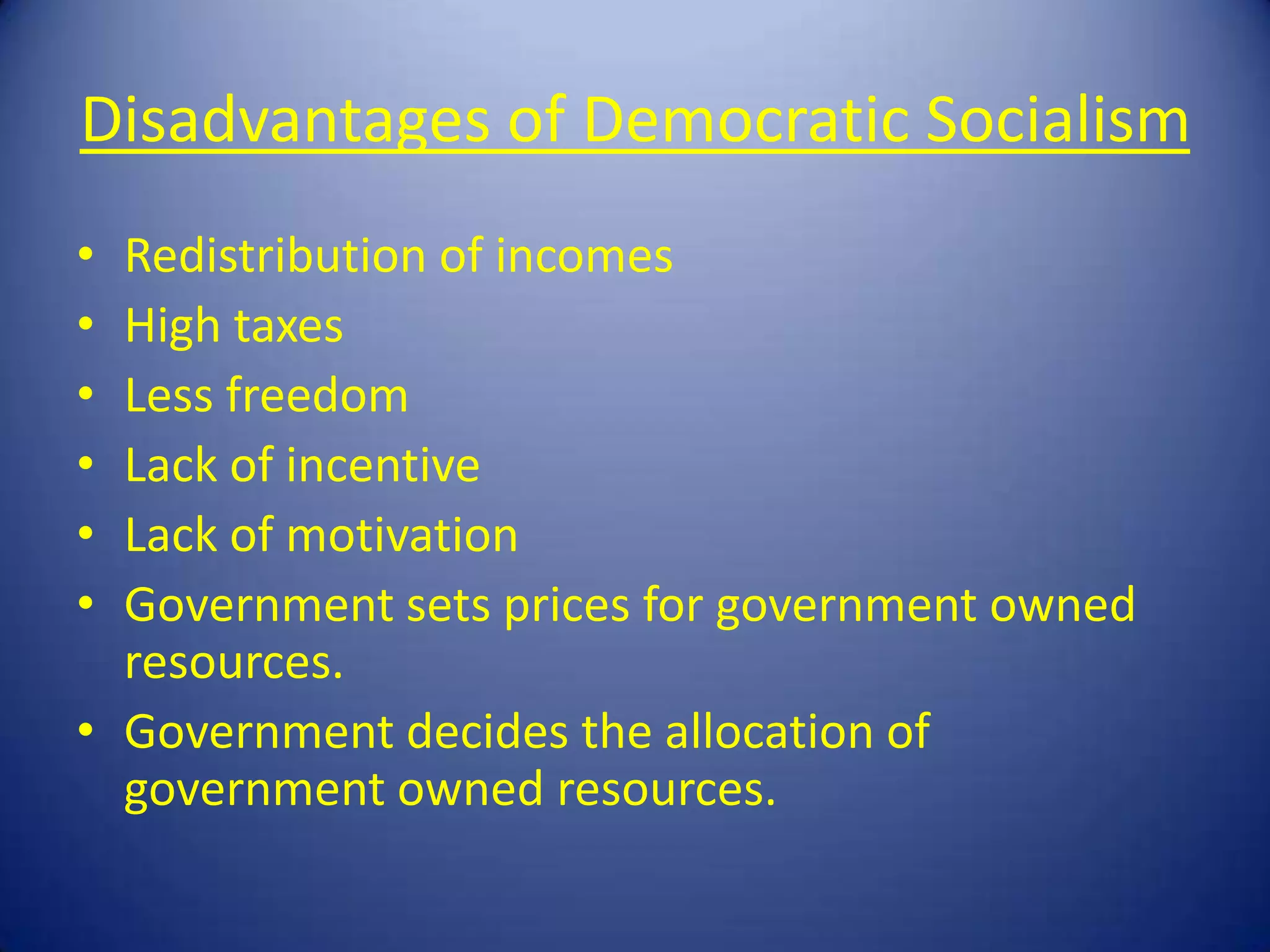 Types of economic systems | PPTX