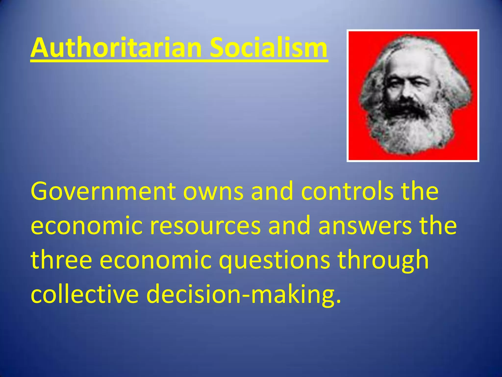 Types of economic systems | PPTX