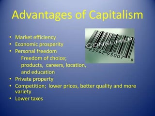Types of economic systems | PPTX