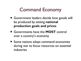 Types of Economies | PPT
