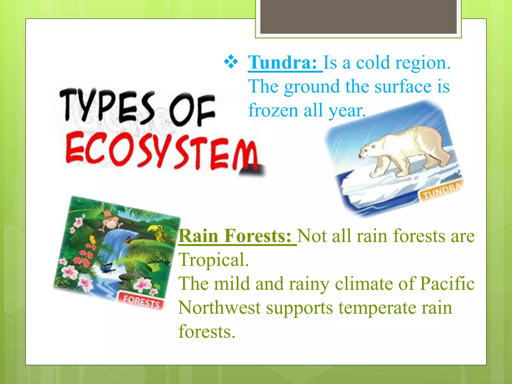 Types of ecosystem | PPT