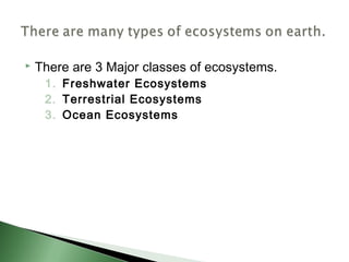 Types of ecosystem | PPT