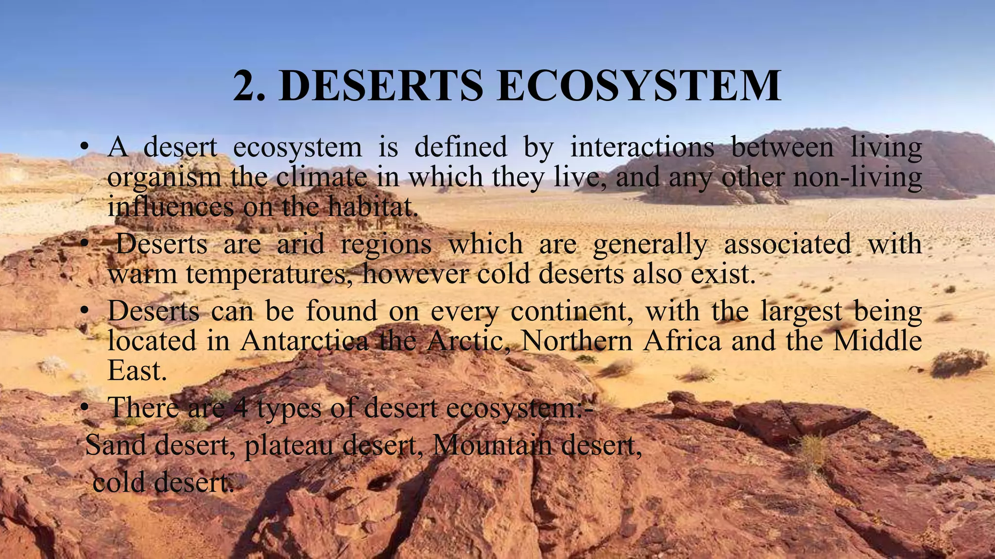 Types of Ecosystem | PPTX