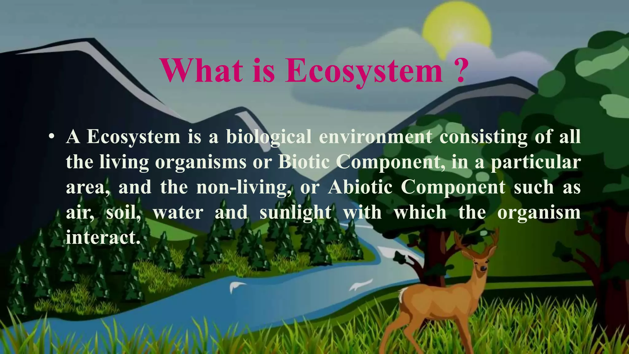 Types of Ecosystem | PPTX