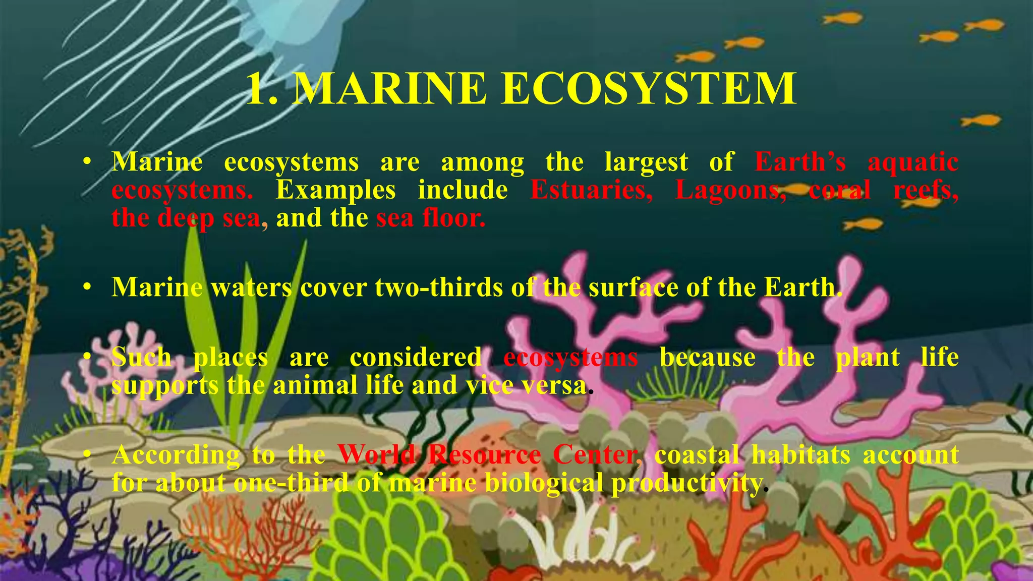 Types of Ecosystem | PPTX