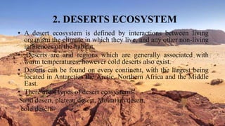 Types of Ecosystem | PPTX