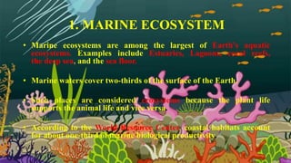 Types of Ecosystem | PPTX