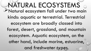 Types of ecosystems ppt.pptxddddddddddddd | PPTX