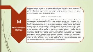 Types of EDTA titration . | PPT
