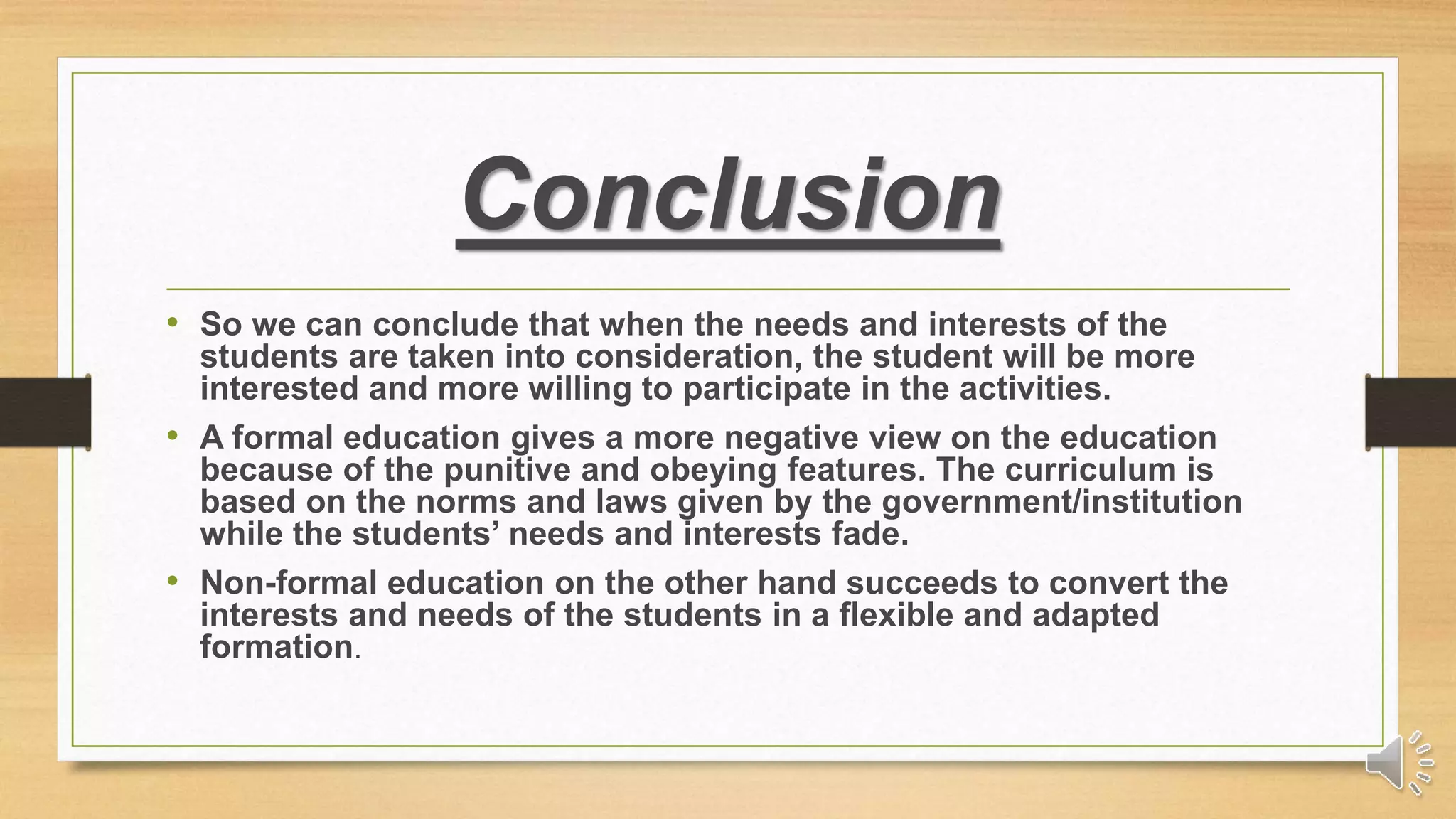 Types of education formal, informal and non formal | PPTX