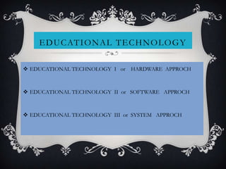Different Types Of Educational Technology