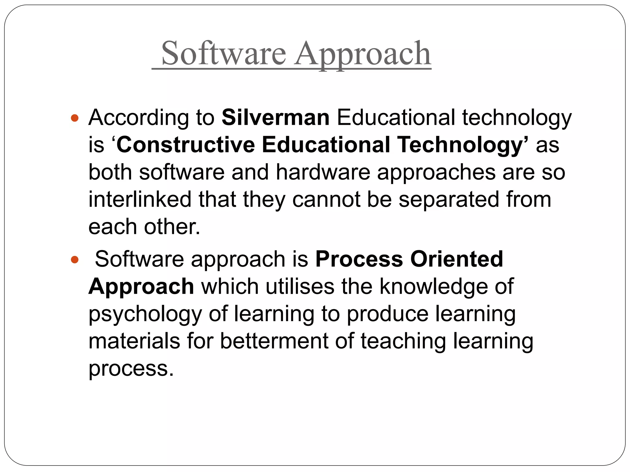 Types of educational technology hh | PPTX
