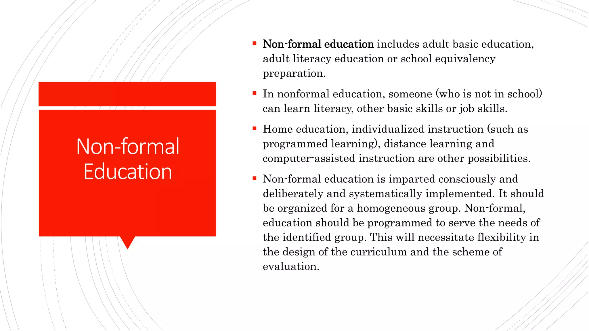 Types Of Education Formal, Informal and non formal | PPTX
