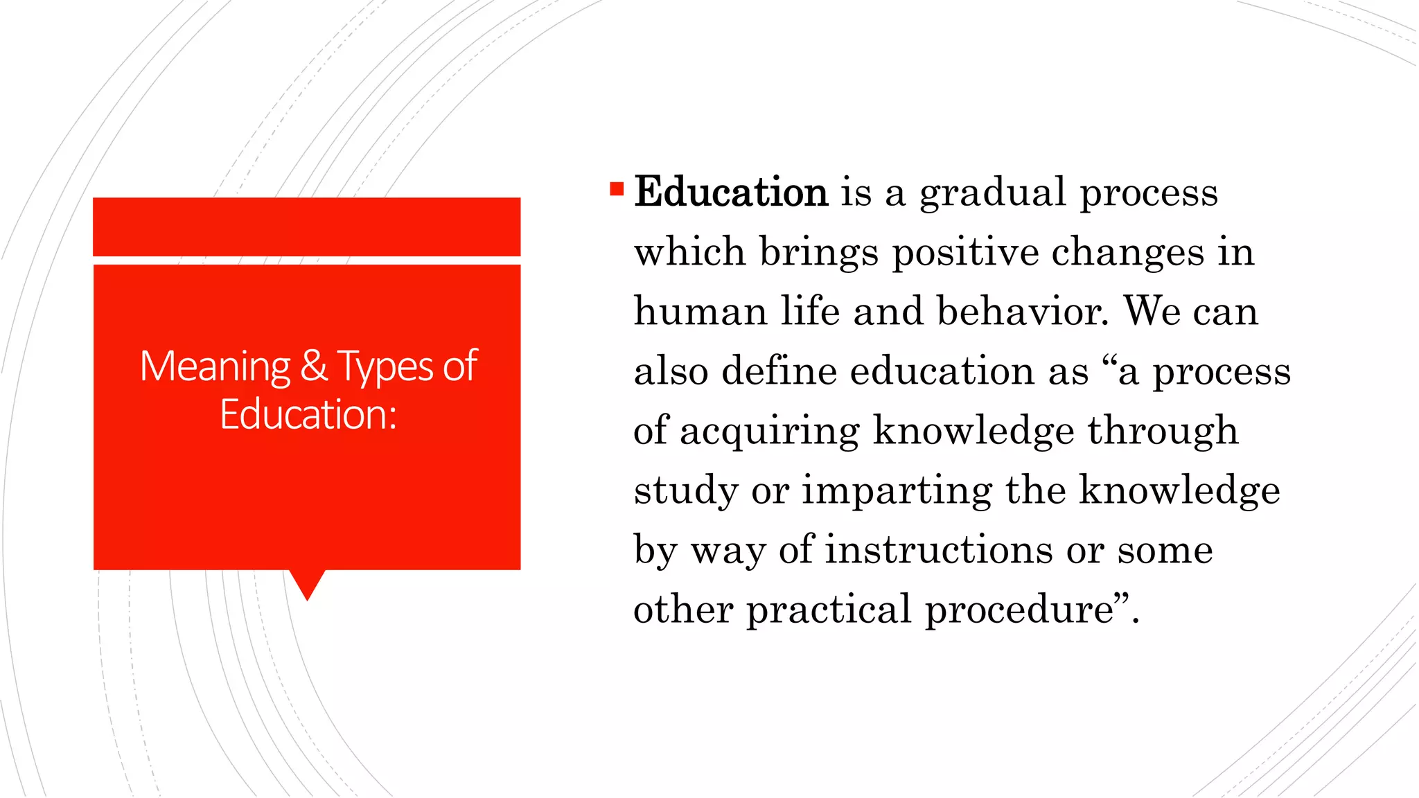 Types Of Education Formal, Informal and non formal | PPTX