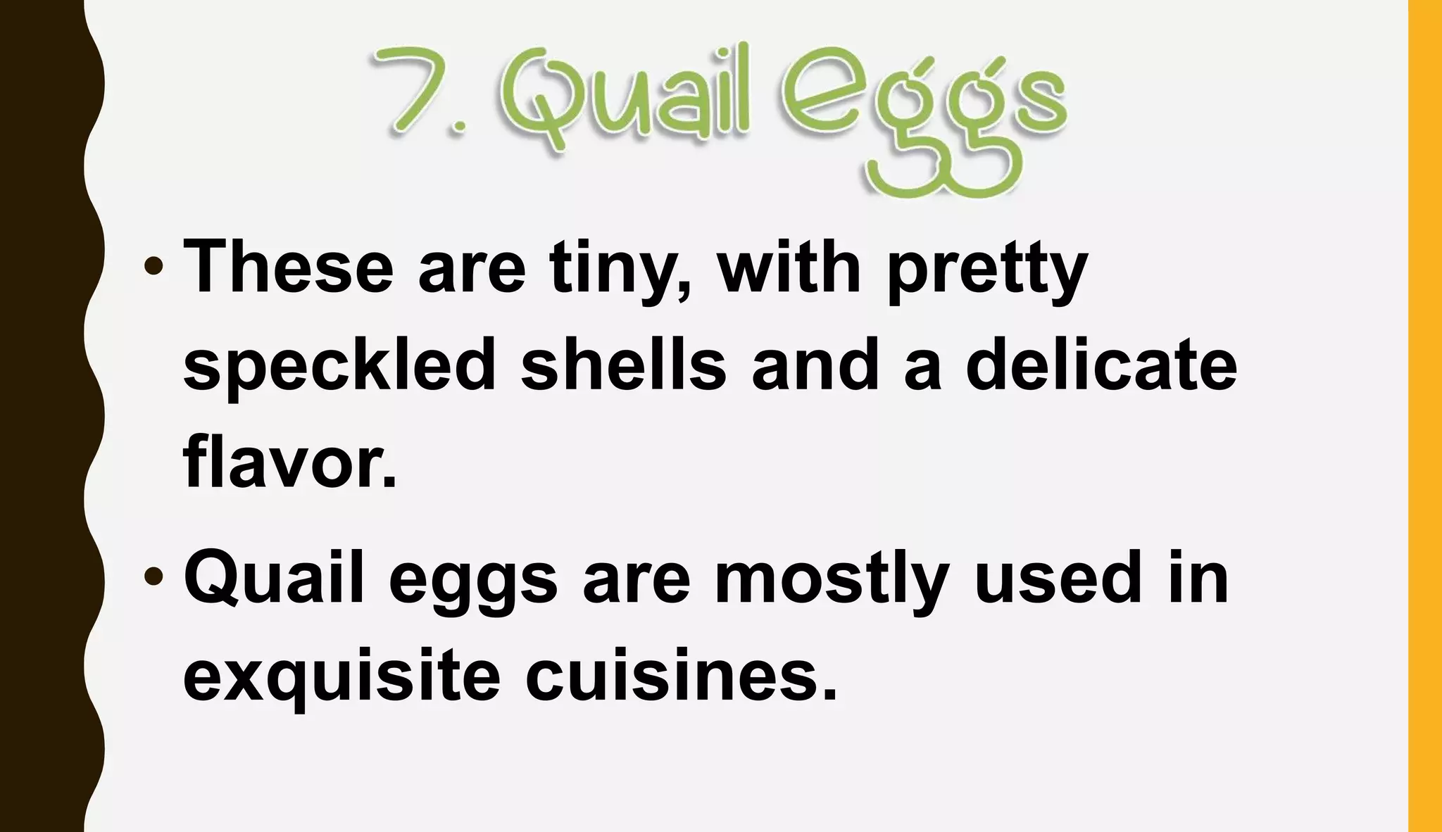 Different Types of egg | PPTX