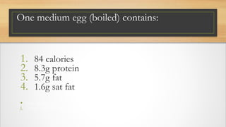 Types of the eggs | PPTX