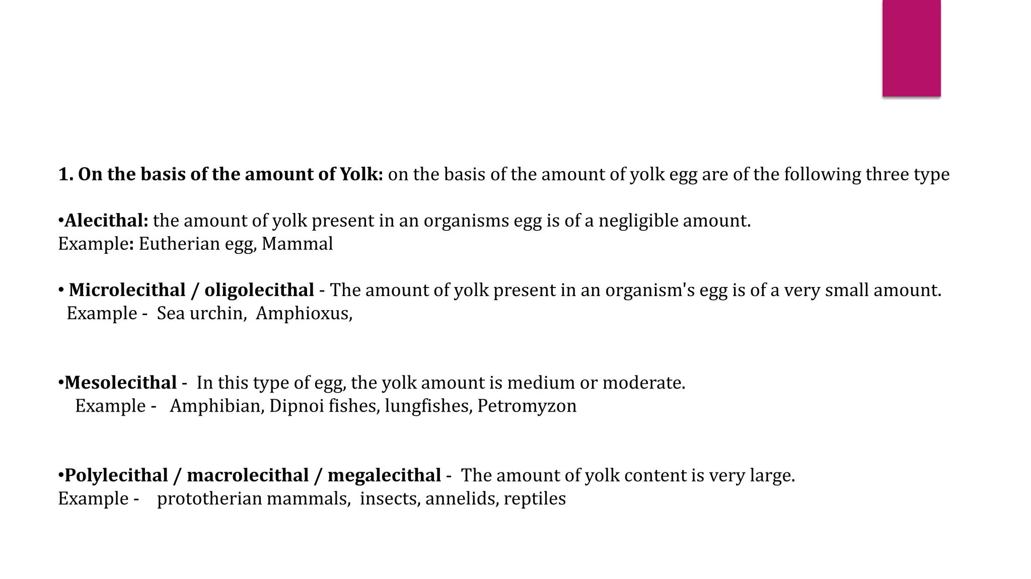 Types of egg | PDF | Science