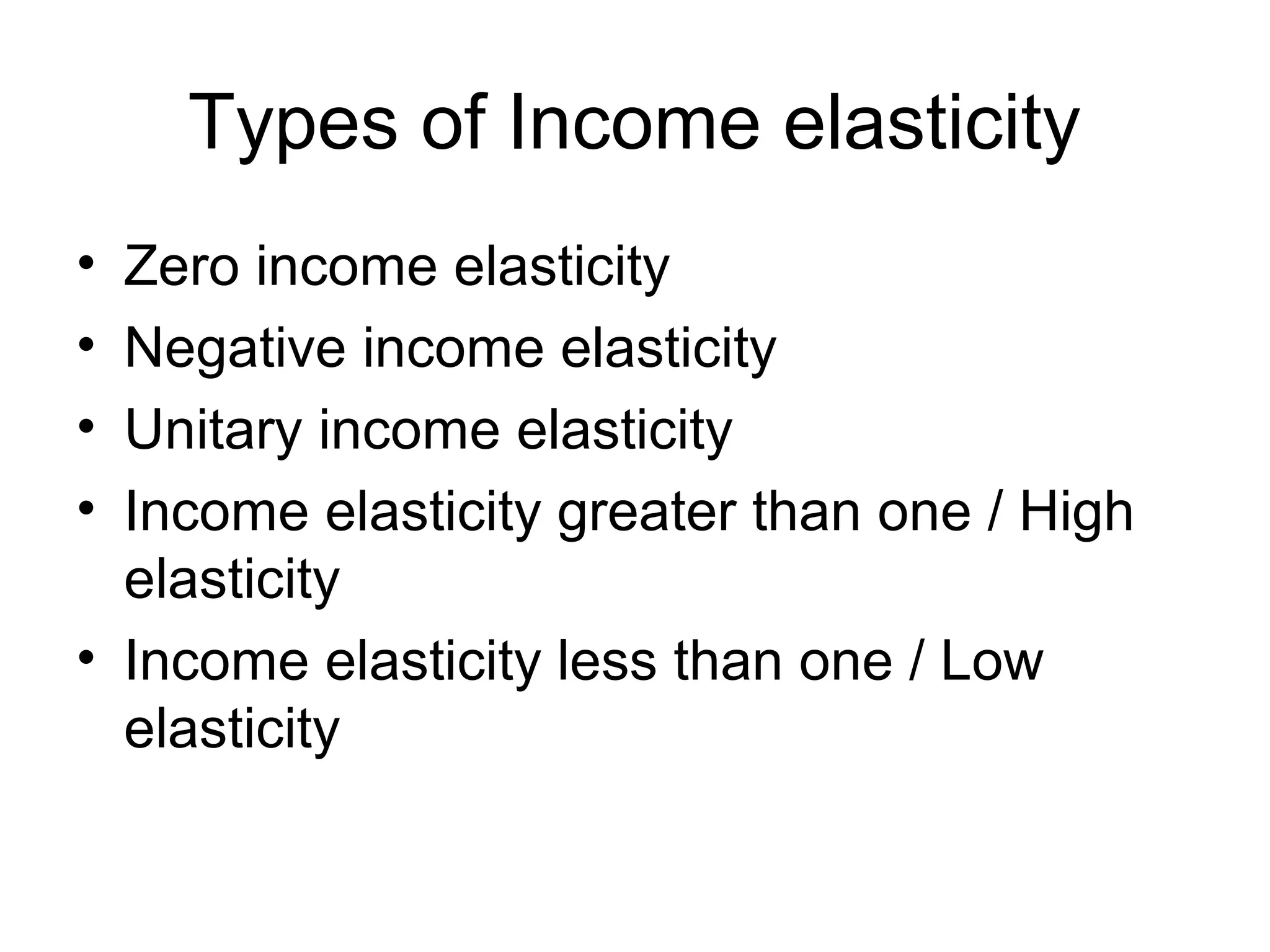Types of elasticity | PPT