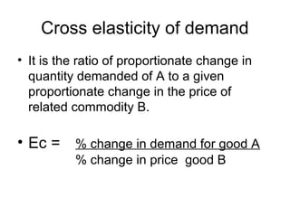Types of elasticity | PPT