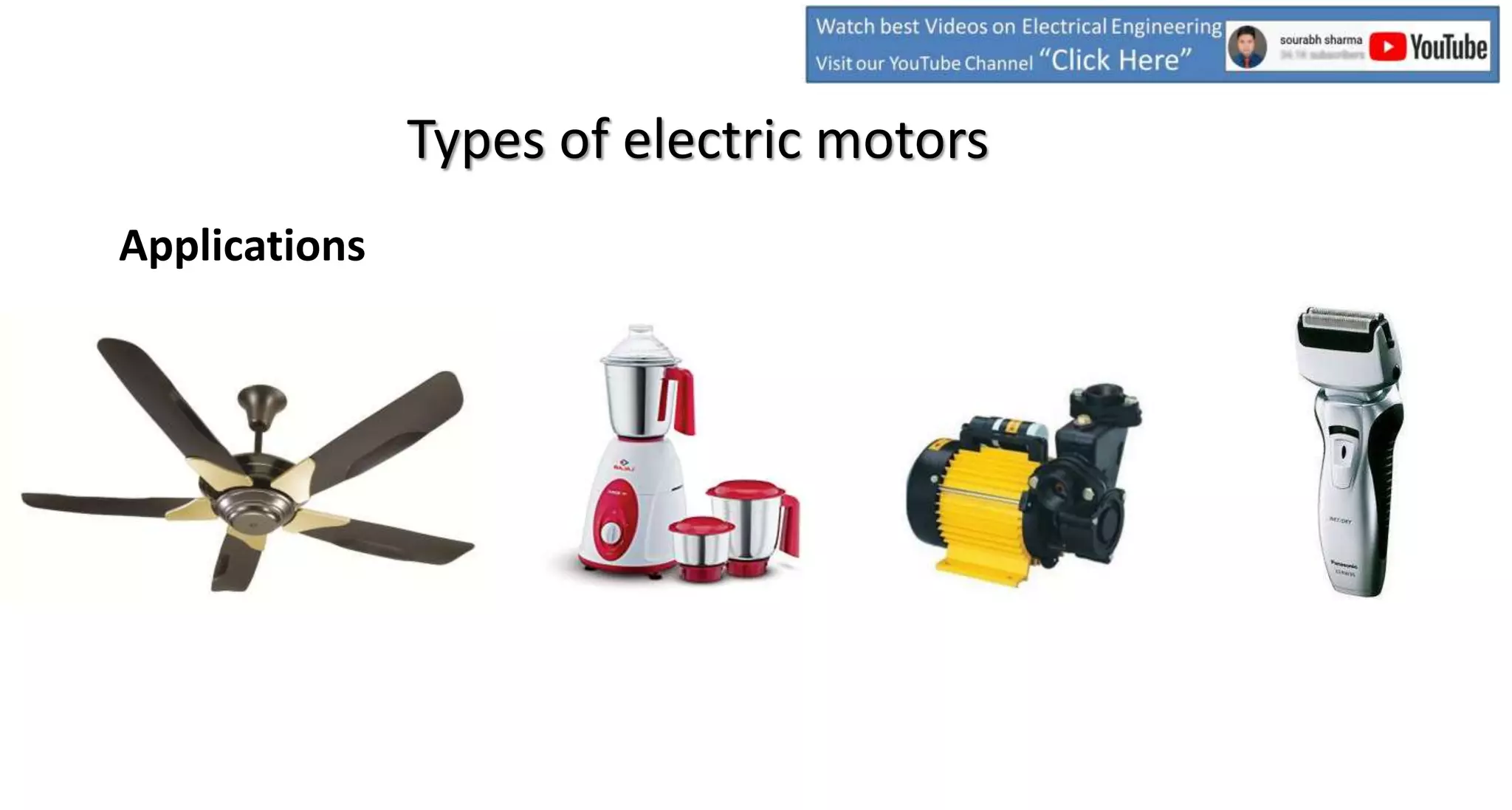 Types of Electric Motors | PPTX