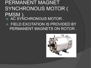 Types of electric motors in electric vehicle.pptx
