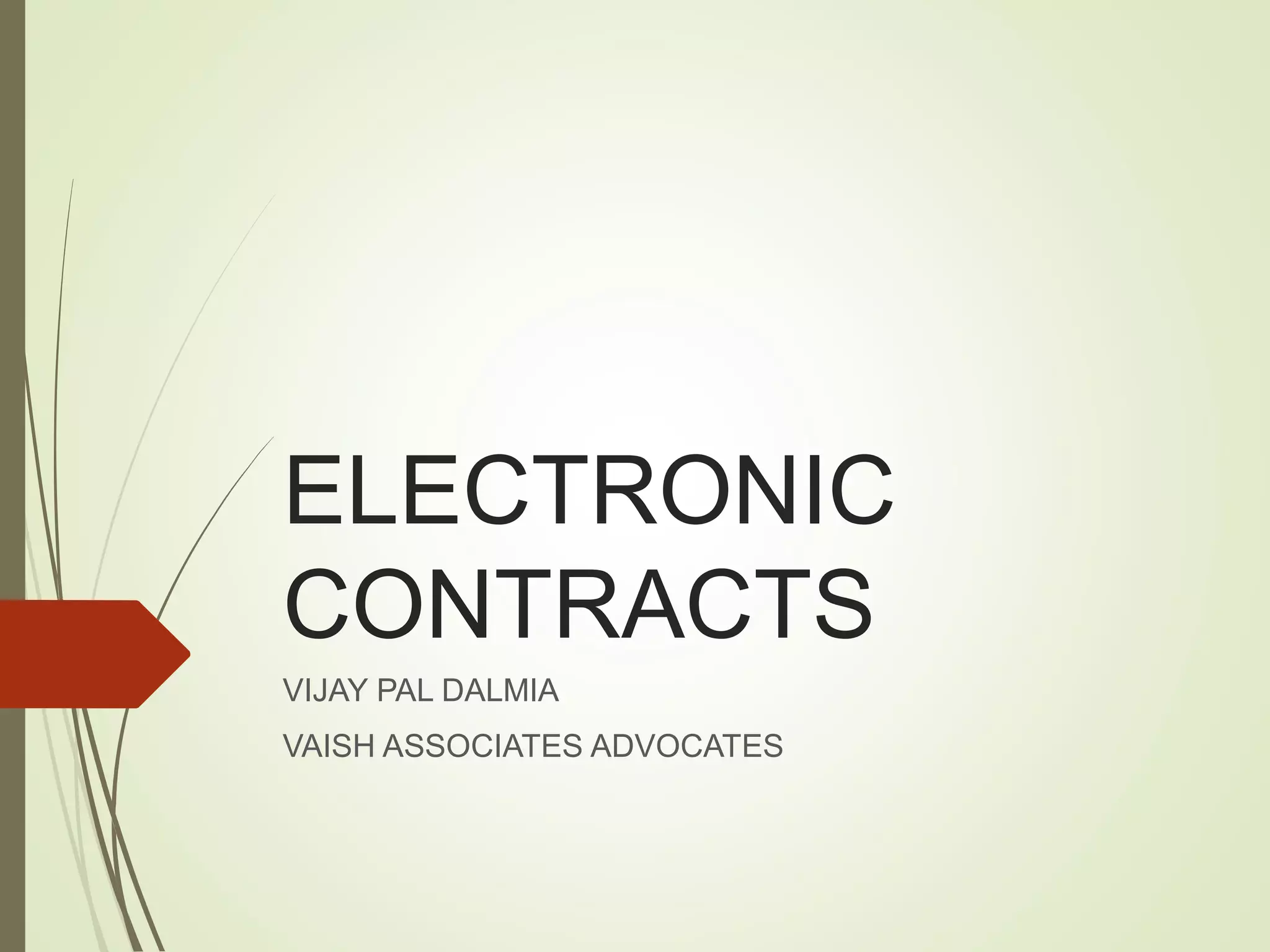 Types of electronic contracts | PPT