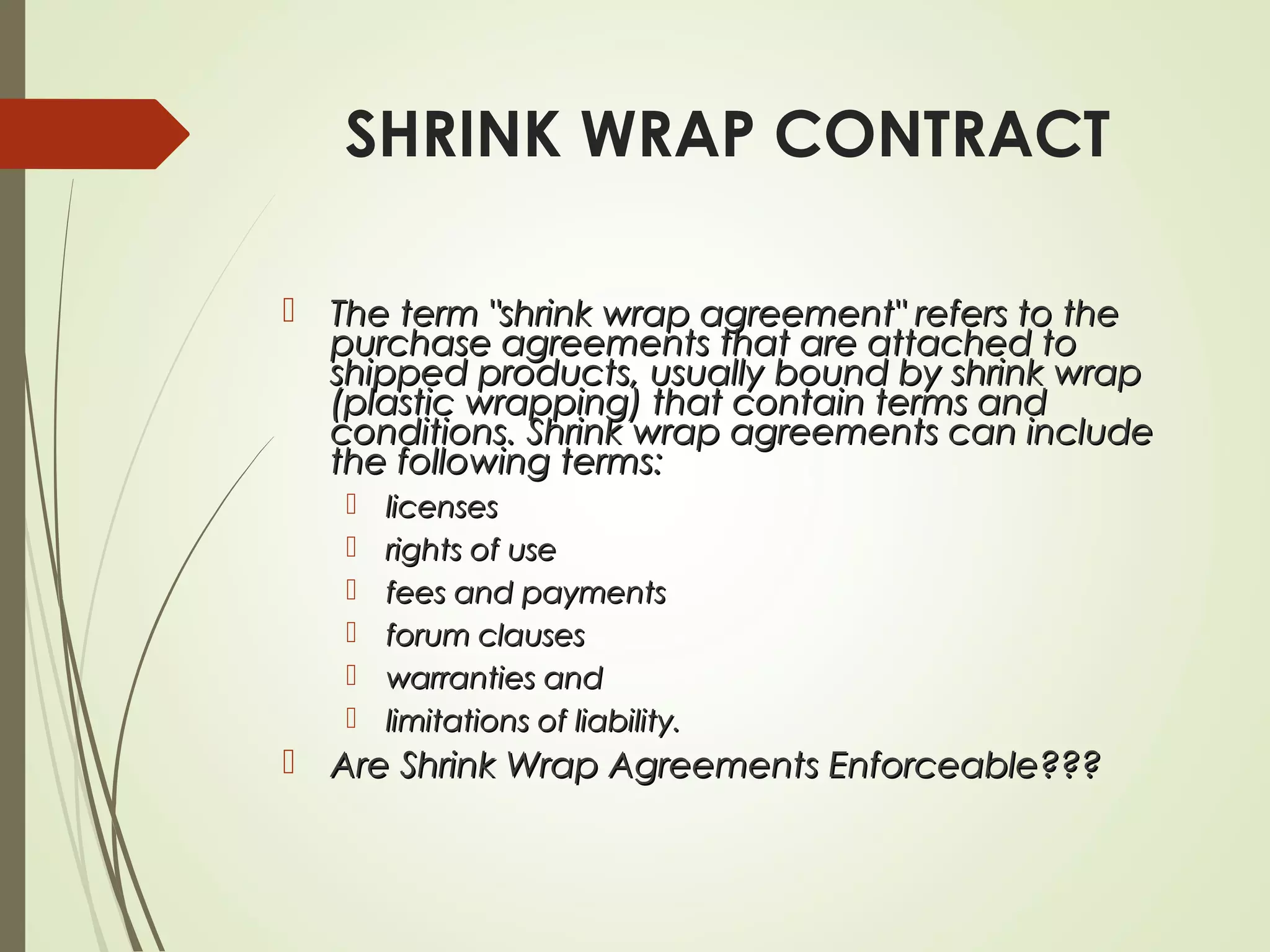 Types of electronic contracts | PPT
