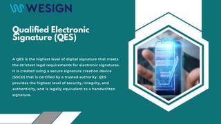 TYPES OF ELECTRONIC SIGNATURES | PDF