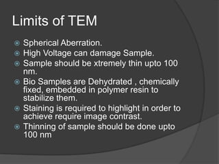 Types of electron microscope | PPTX