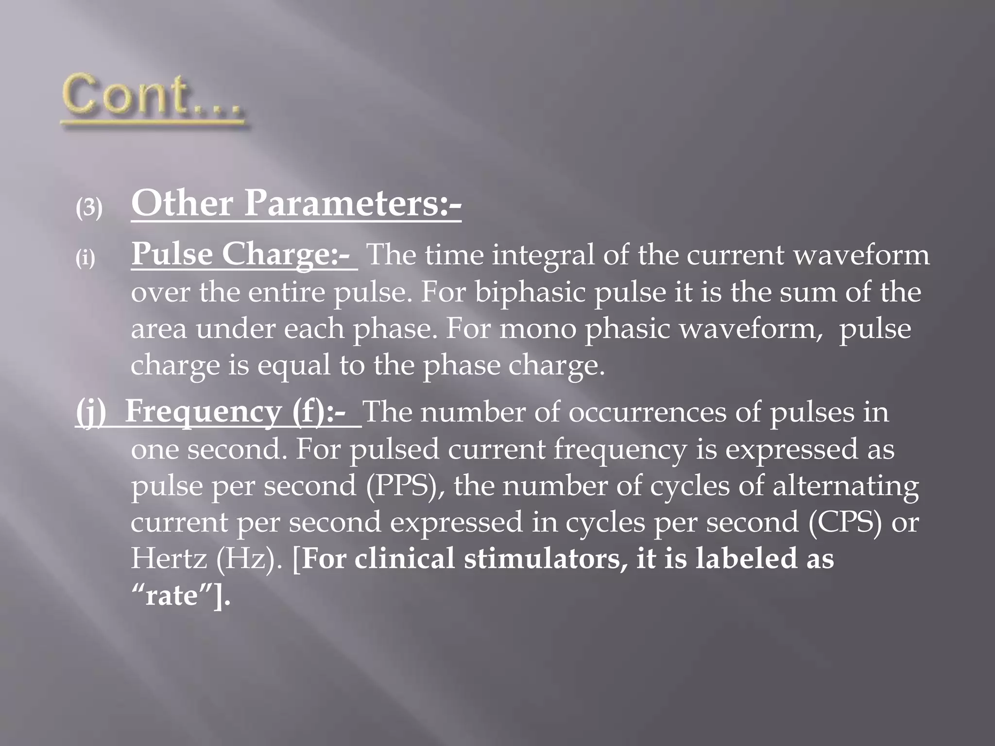 Types of electrotherapeutic current | PPTX