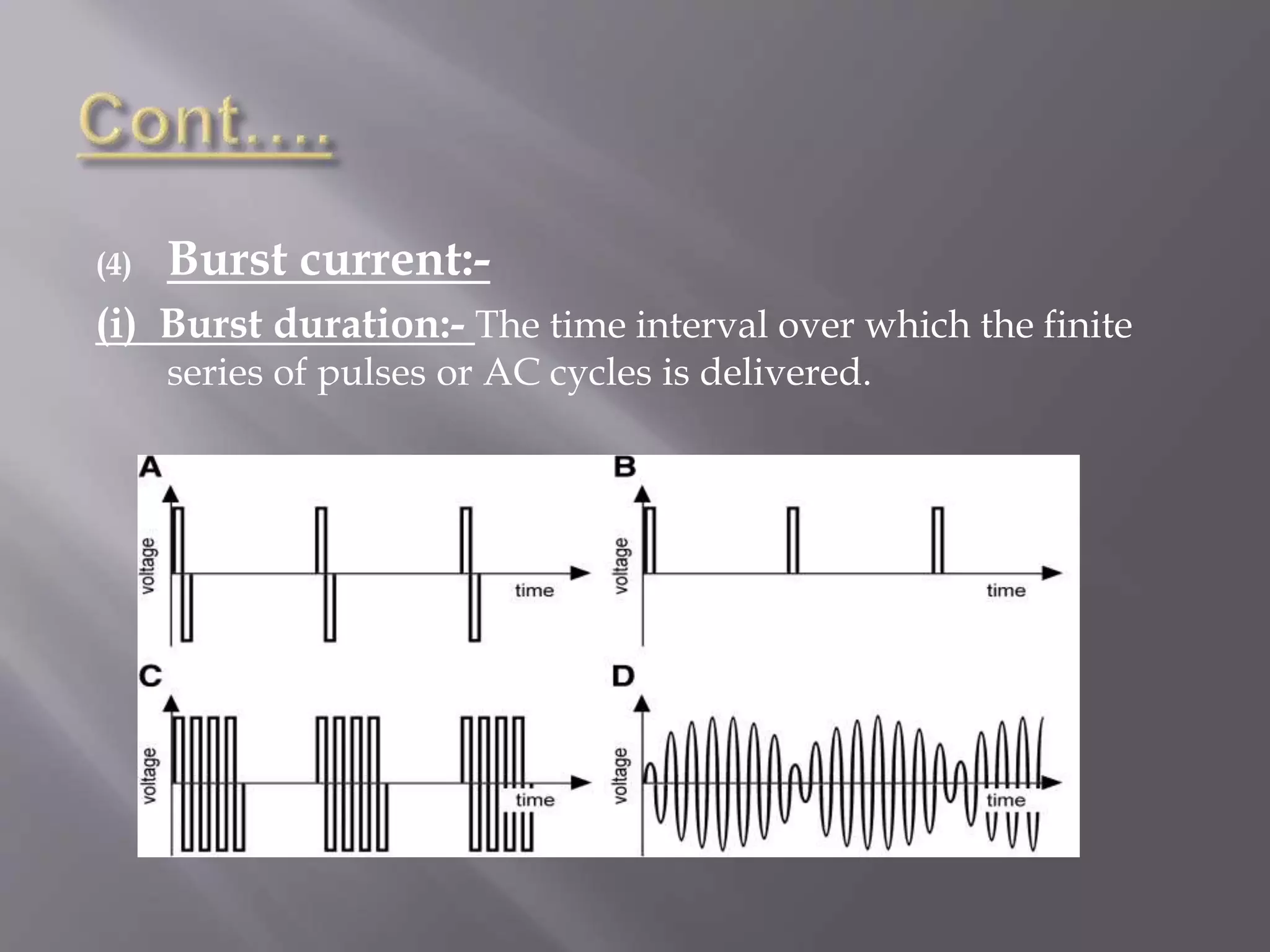 Types of electrotherapeutic current | PPTX
