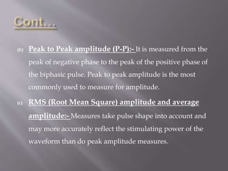 Types of electrotherapeutic current | PPTX